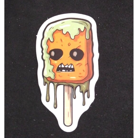 Office | 110 Angry Orange Ice Cream Bar With Green Slime Sticker 225 X ...